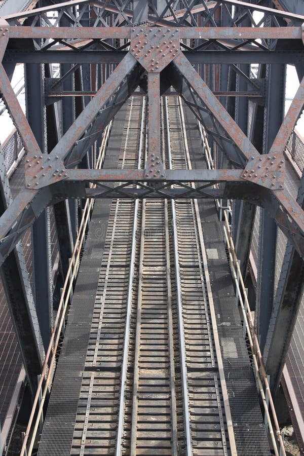 Steel Train Trestle stock image. Image of bridge, rust - 20599483