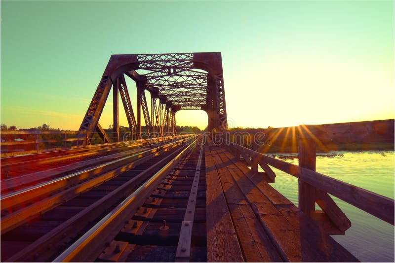 Steel Train Bridge in Portland. Stock Photo - Image of open, bridge: 72860