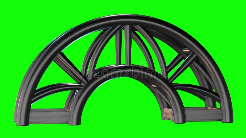 Steel Truss Girder Arc Element Stock Footage - Video of metal ...