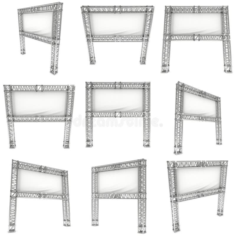 Steel truss girder element stock illustration. Illustration of ...