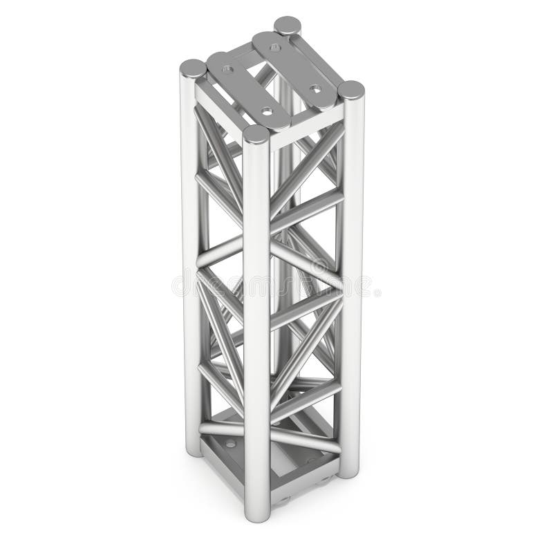 Steel truss girder element stock illustration. Illustration of modern ...