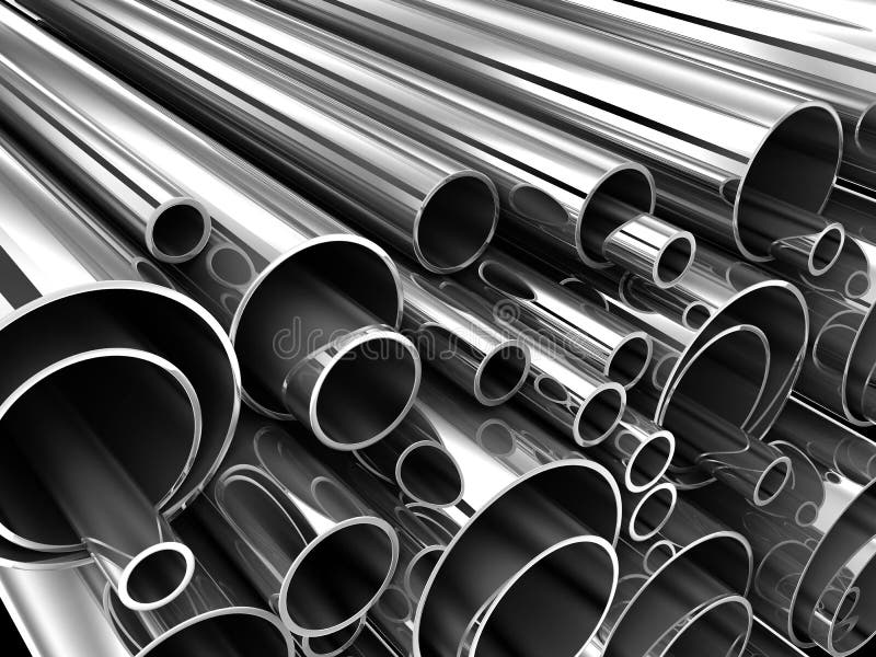 Steel tube stock illustration. Illustration of piping - 37144041