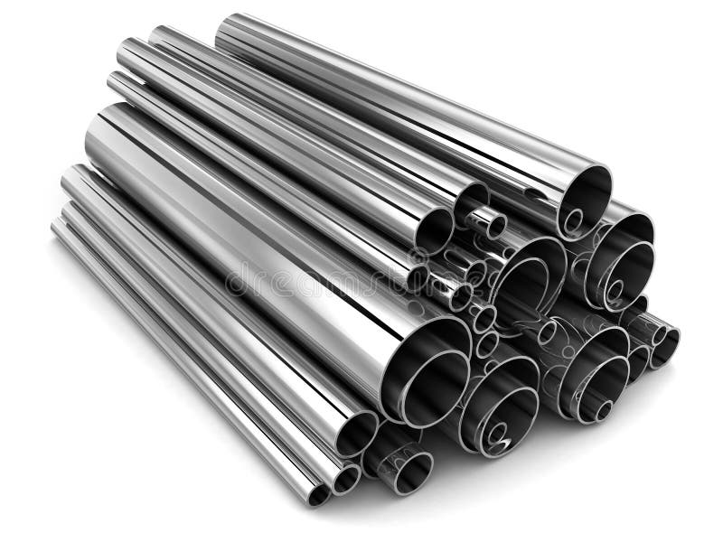 Steel tube stock illustration. Illustration of steel - 51877765