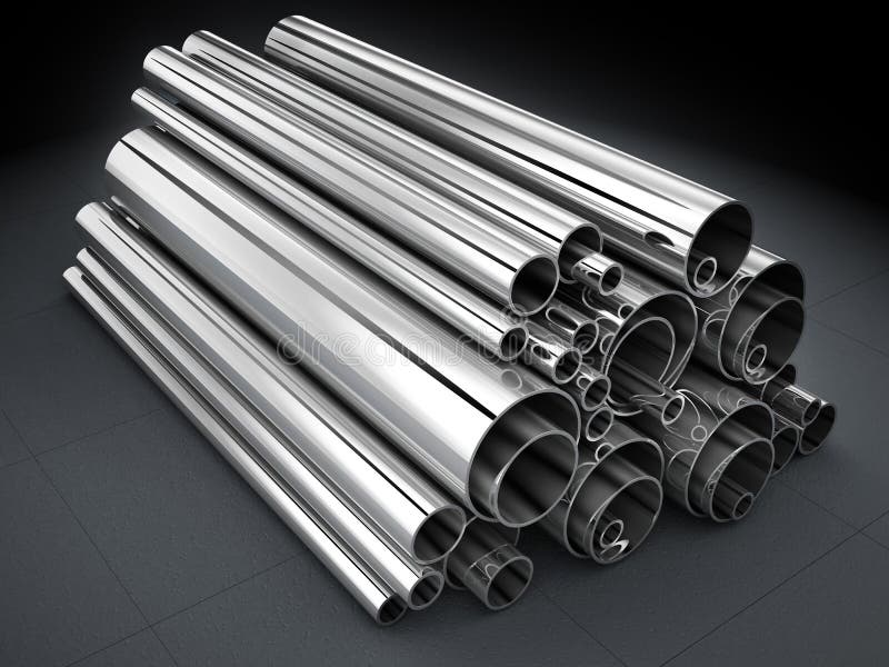 Steel tube stock illustration. Illustration of piping - 37144041