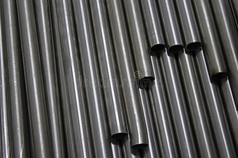 Steel tubes stock image. Image of product, objects, background - 40685455