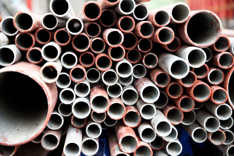 Steel tubes stock photo. Image of industrial, plumbing - 1597316