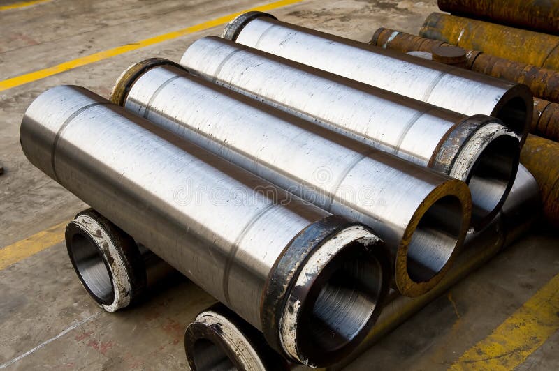 Steel tubing stock image. Image of stack, abstract, industrial - 16306307