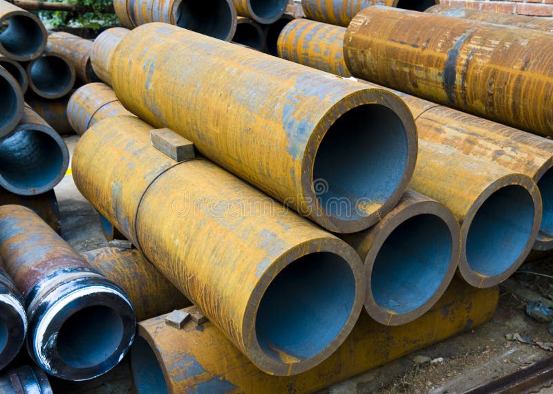 Steel tubing stock image. Image of industrial, pipe, objects - 16306351