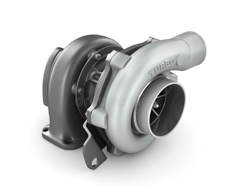 Steel turbocharger stock illustration. Illustration of background ...
