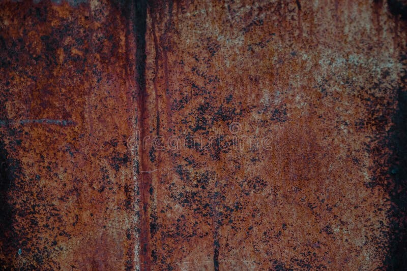 Steel Walkway Mats Sprayed Red Rust.Iron Surface Rust Stock Photo ...