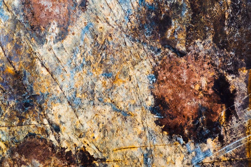 Steel Walkway Mats Sprayed Rust. Iron Surface Rust Stock Image - Image ...