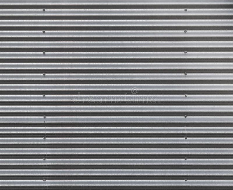 Steel Wall - Silver Wave Structure Stock Image - Image of corrugated ...