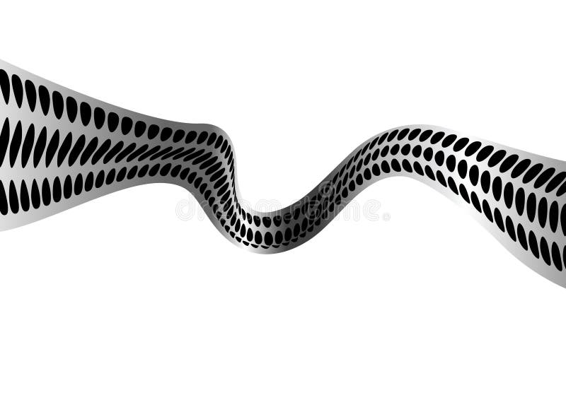 Steel wave, vector stock vector. Illustration of metal - 11948636