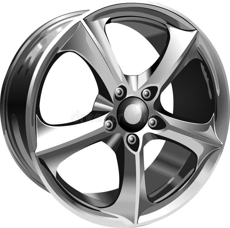 Steel Wheel stock vector. Illustration of steel, sport - 542106