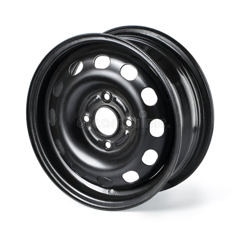 Steel wheel rim stock image. Image of clipping, wheel - 45992709