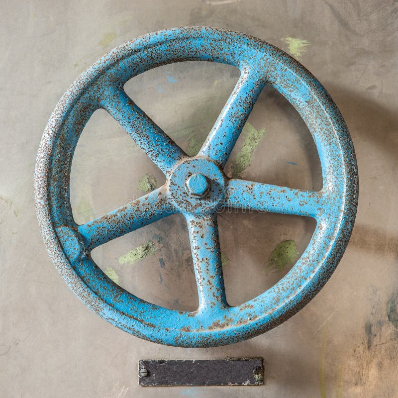 Steel wheel stock image. Image of machinery, iron, rust - 69144839