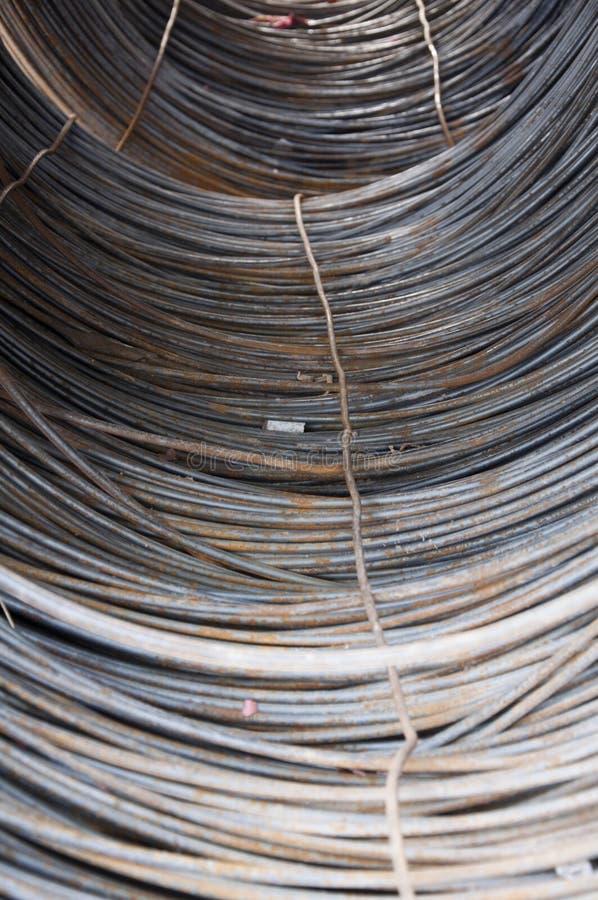 Steel wire stock photo. Image of reinforced, estate, rims - 17706146