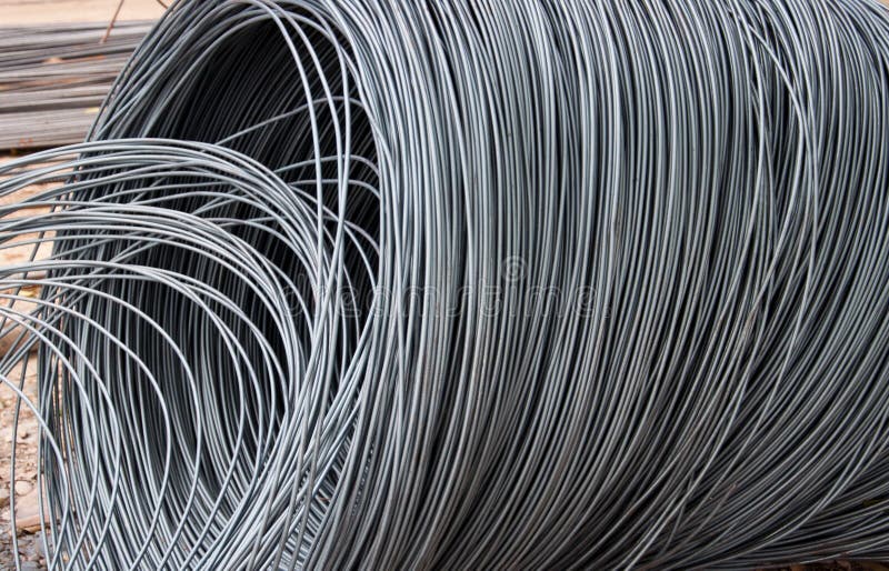 Steel wire stock image. Image of industry, steel, coherer - 19485639