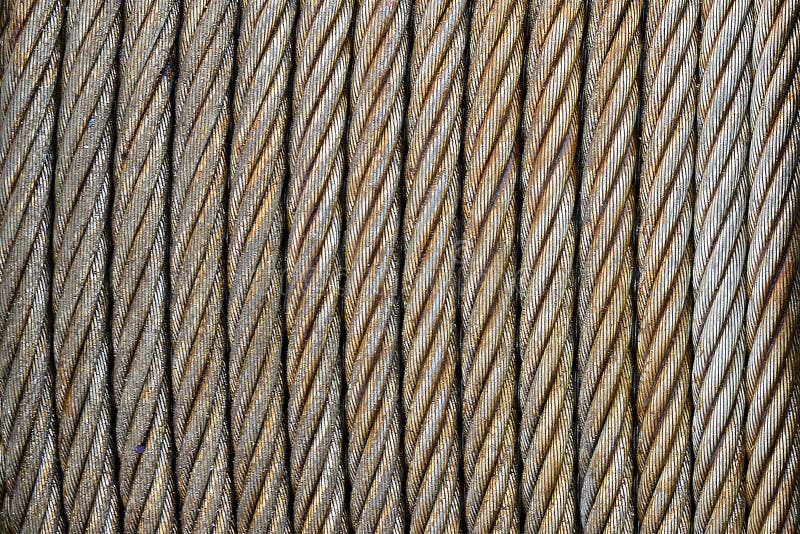Steel Wire Cable Background Stock Photo - Image of grey, horizontal ...