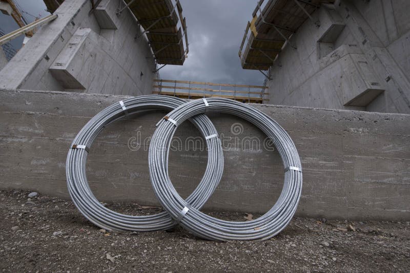 Steel Wire for Construction Stock Image - Image of enterprises ...