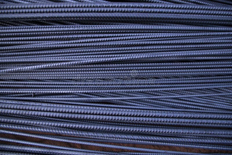 Steel Wire in the Construction Site, Close-up, Macro Stock Image ...
