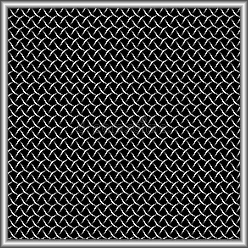 Steel wire fence stock vector. Illustration of line, concept - 12736985