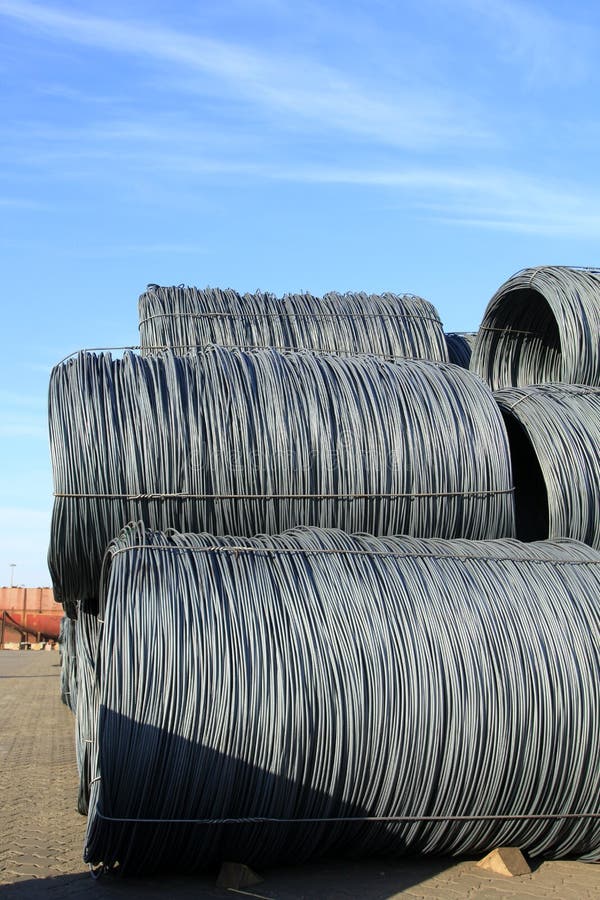 Steel wire rod stock photo. Image of grey, building - 172459530