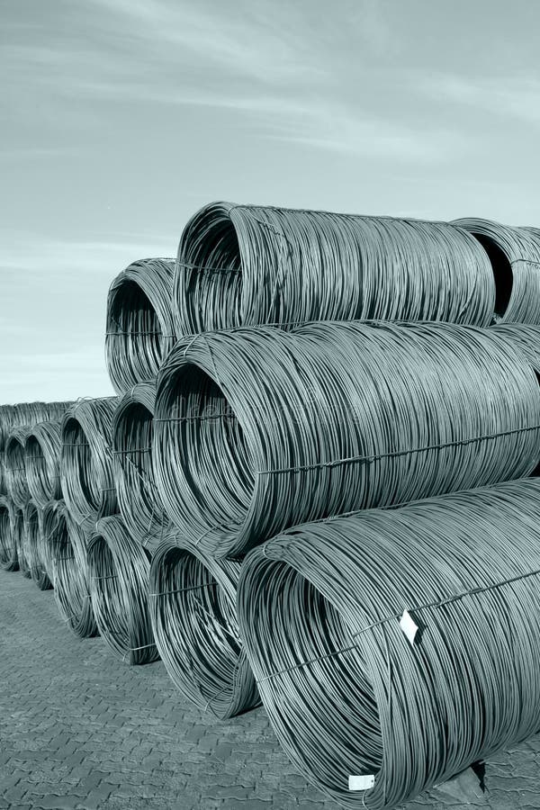 Steel wire rod stock image. Image of background, armature - 172461113