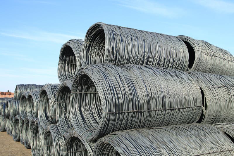 Steel wire rod stock photo. Image of ferro, industry - 172461568