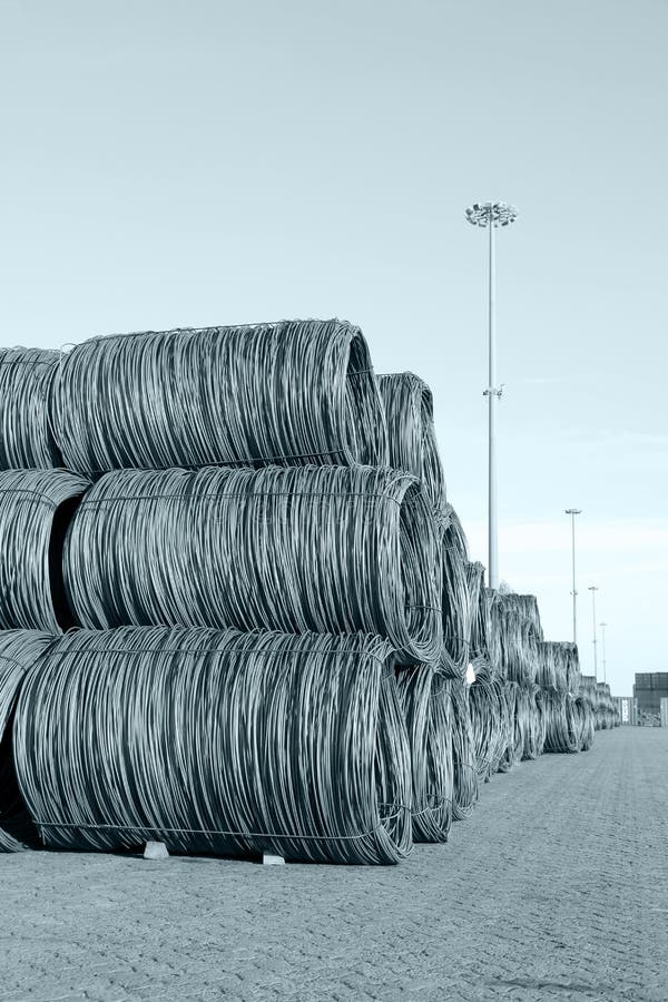 Steel wire rod stock photo. Image of rebar, building - 172463056