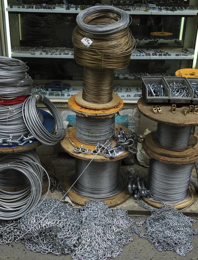 Steel wire rolls stock image. Image of circle, coil, industrial - 30565313