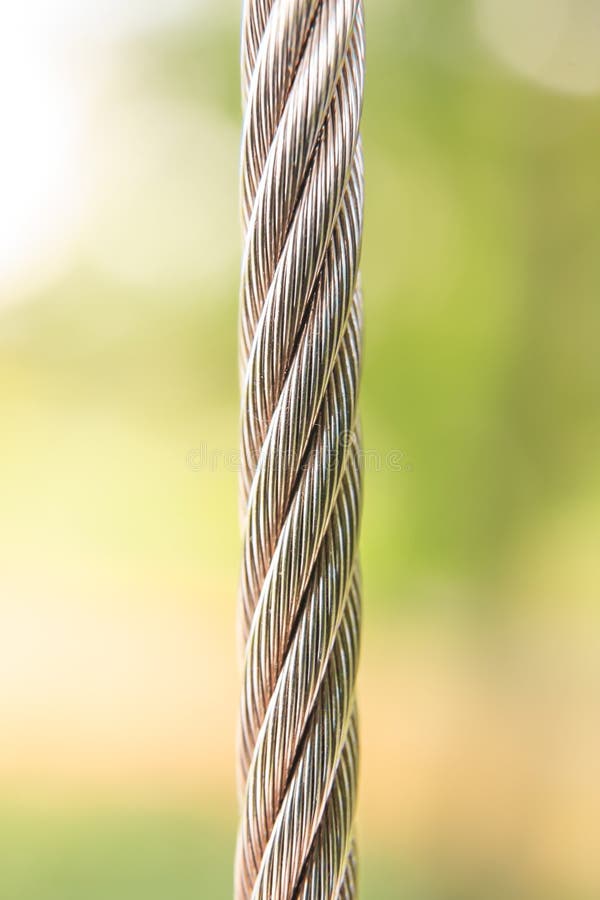 Steel Wire Rope Cable, Background Stock Image - Image of line, lift ...
