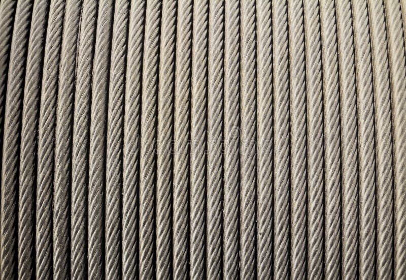 Steel wire rope cable stock photo. Image of corroded - 47927252