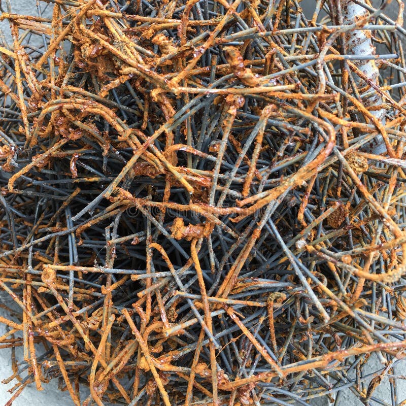 Steel wire scrap stock photo. Image of site, industry - 109758588