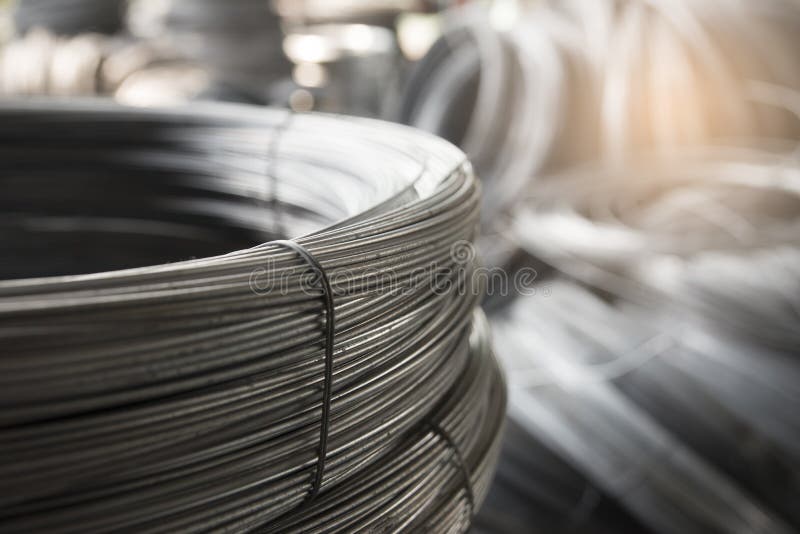 Steel Wire for Construction Site Stock Photo - Image of construction ...