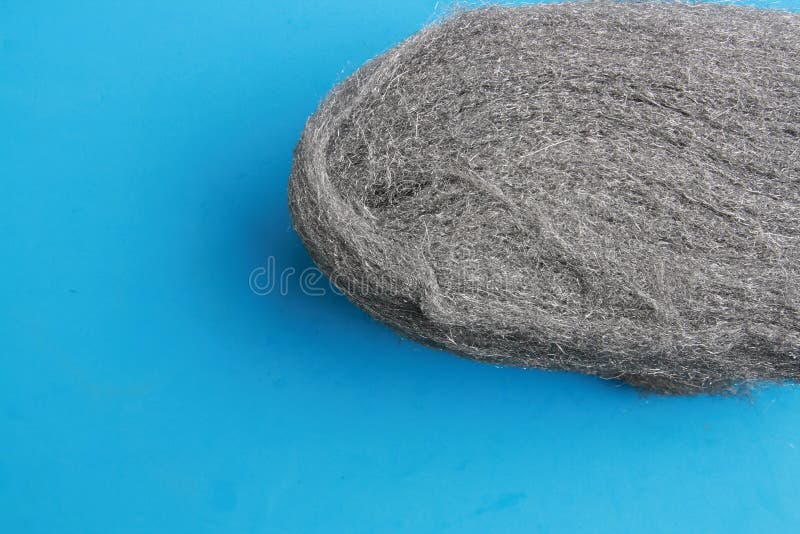 Steel Wool Roll in Color Background Stock Image - Image of design ...