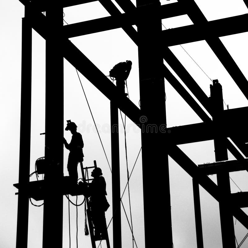 Steel work stock image. Image of steel, rise, balance - 9772415