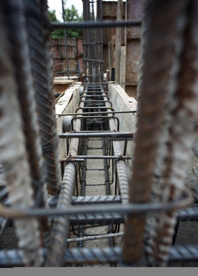 Steel Work for Reinforcement Stock Photo - Image of frame, cutter ...