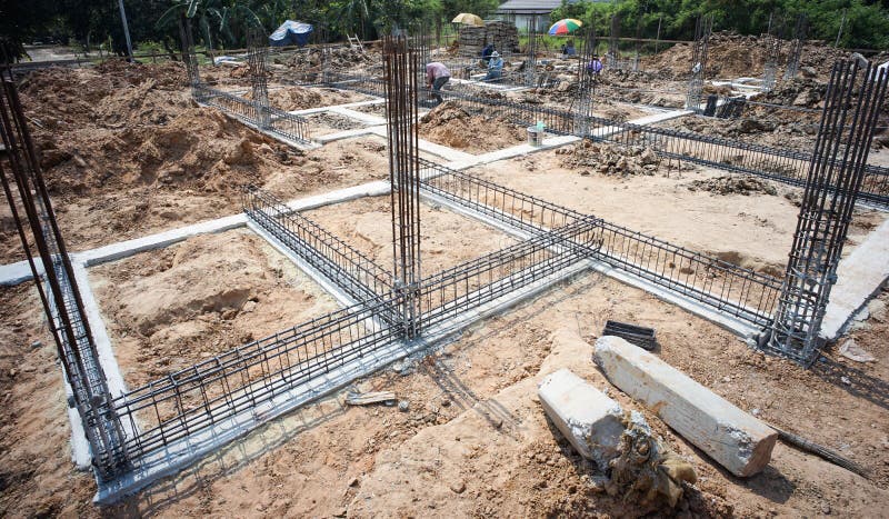 Steel Work for Reinforcement Stock Image - Image of skill, background ...