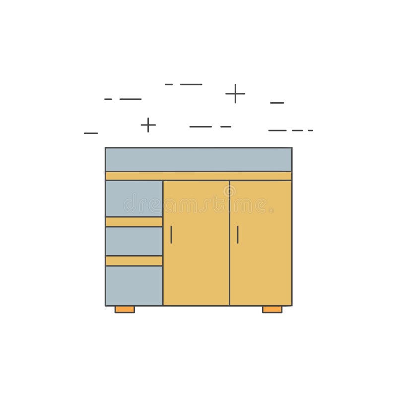 Steel Work Table Isolated Line Icon Stock Illustrations – 359 Steel ...