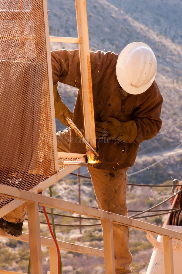Steel Worker-1 stock photo. Image of torch, union, worker - 59158348