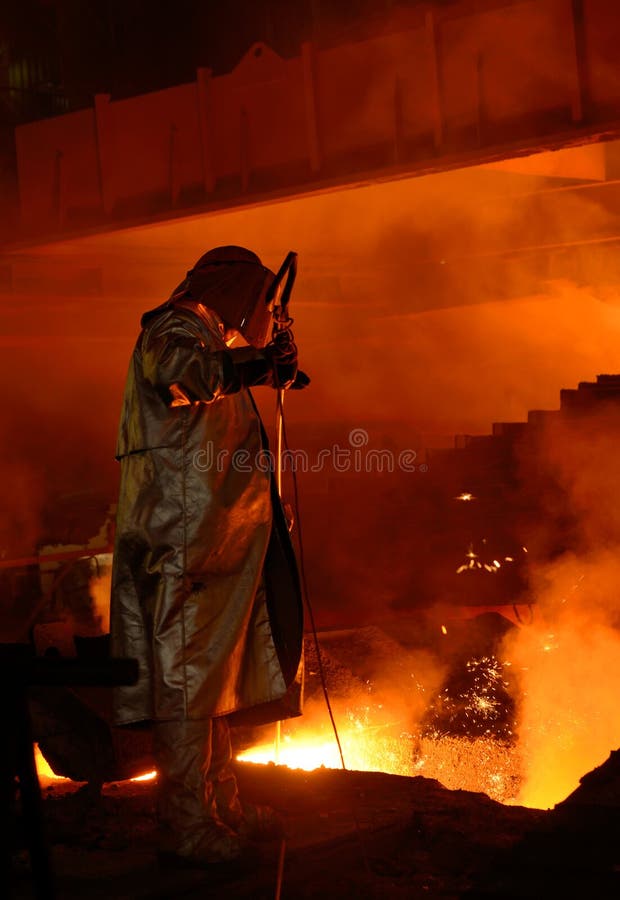 Steel Worker-1 stock photo. Image of torch, union, worker - 59158348