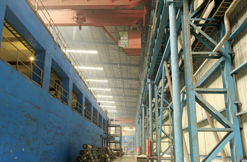 Steel workshop stock image. Image of industry, lathe - 43051665