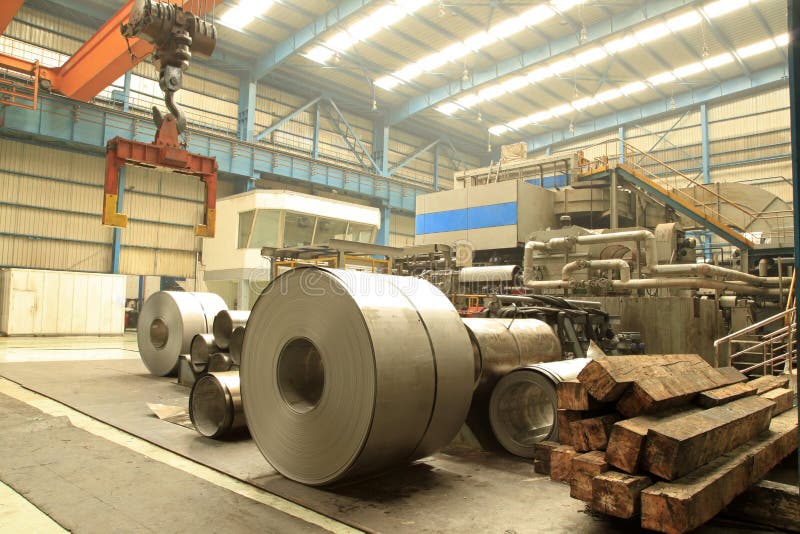 Steel workshop stock image. Image of machinery, manufacture - 43470785