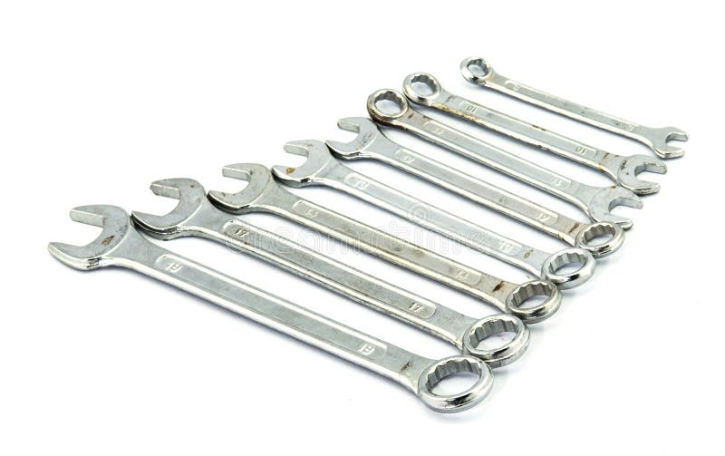 Steel wrench stock photo. Image of object, work, metal - 43785348