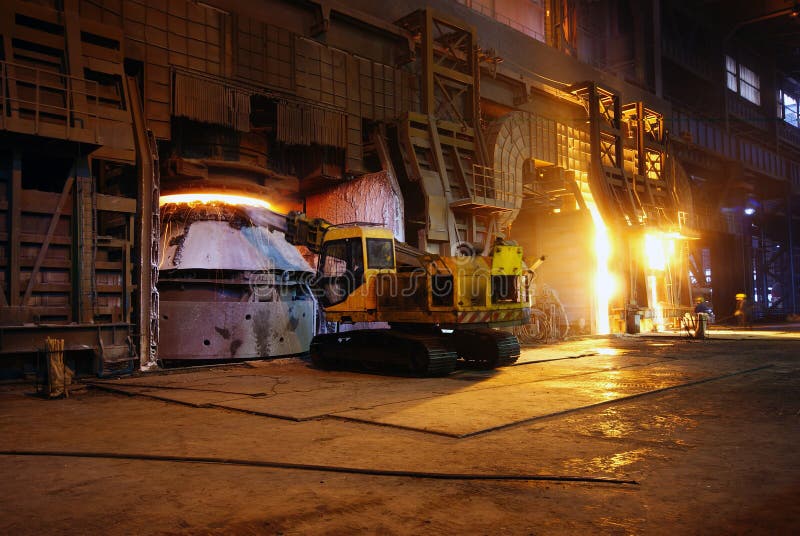Steelmaking iron works stock photo. Image of kinds, steelmaking - 11958406