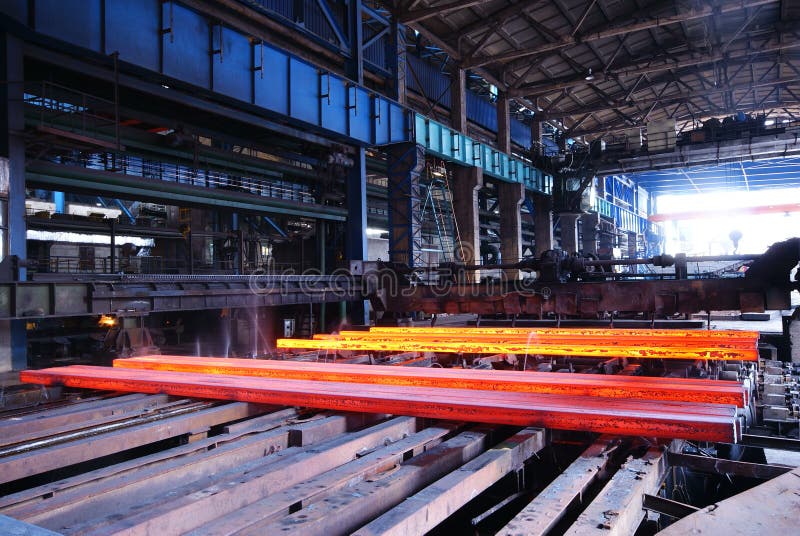 Steelmaking iron works stock image. Image of steelmaking - 12017547