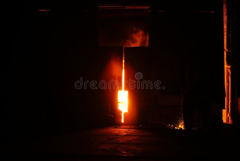 Steelmaking iron works stock image. Image of kinds, advanced - 12017983