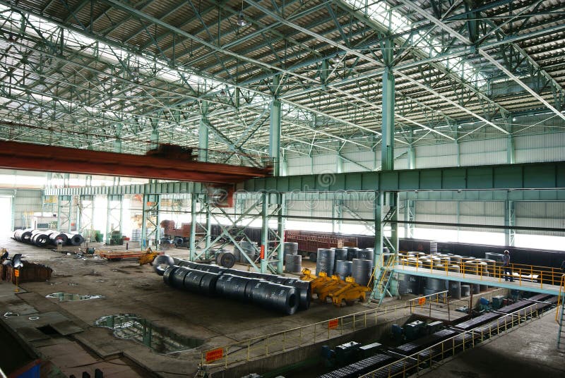 Steelmaking iron works stock image. Image of smelting - 12033249