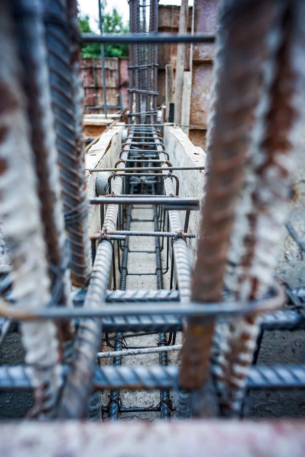 Steelwork for Reinforcement the Concrete Structure Stock Photo - Image ...